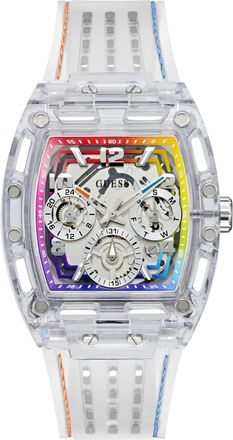 Guess Uhren - Quarz-Analoguhr Phoenix - Gr. unisize - in Wei&szlig; - f&uuml;r Damen