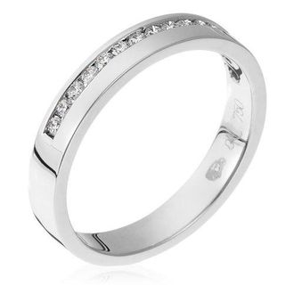 Orphelia Bague - Femme - Or Blanc 18 Cts 750/1000 4.1 gr - Diamant