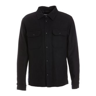 Woolrich Alaskan Padded Overshirt - - Shirts - Herren - Blau - 2XL