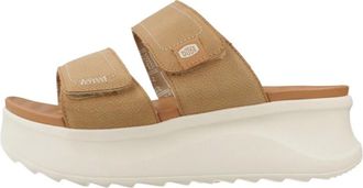 Hey Dude Femme, Chaussures, Brun, Taille: 39 EU Delray Slide Classic