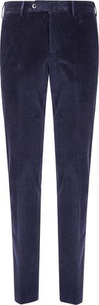 Pantaloni Torino Hose aus Cord - Blau