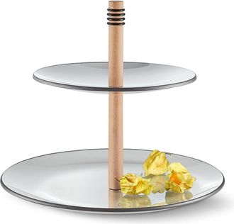 Philippi Etagere Joanna Glas grau Ø 27 cm