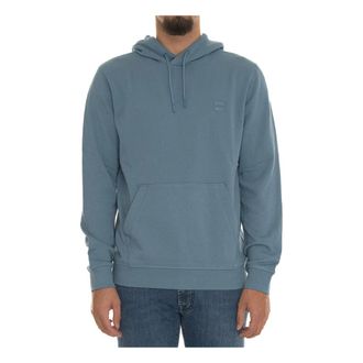 HUGO BOSS Kapuzenpullover mit seitlichem Logo - - Sweatshirts & Hoodies - Herren - Blau - S