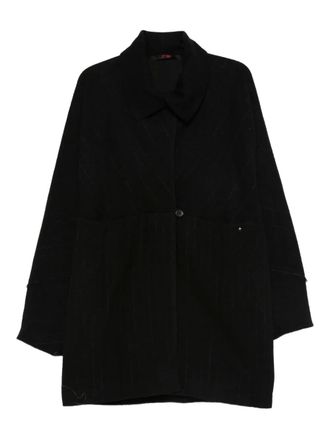 Ma+ manteau à simple boutonnage - Noir