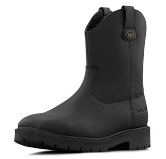 Lugz Plumeau &agrave; bout en acier pour homme, noir, 44.5 EU