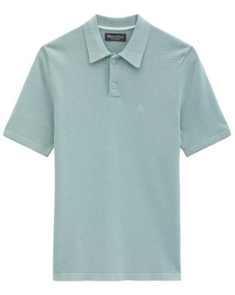 Marc O'Polo Strick-Poloshirt aus Bio-Baumwolle, Regular Fit in
