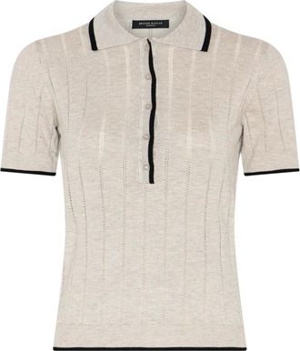 Bruuns Bazaar Femme, Tops, Beige, Taille: 36 FR Polo