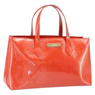 Louis Vuitton Sac &agrave; main Vintage en cuir verni Pre-owned - Femme - Pre-owned - Rouge - Taille: ONE Size