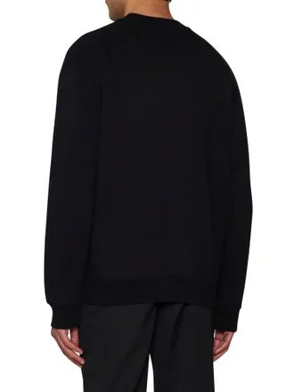 Jacquemus Mens Sweatshirt Cotton Grosgrain Black Sweatshirts Sweater