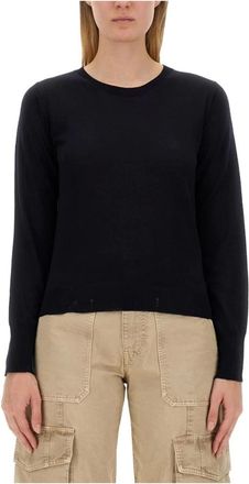 Golden Goose Femme, Pulls, Bleu, Taille: 40 FR Pull Ras du Cou