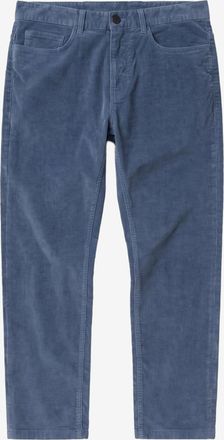 Knowledge Cotton Apparel Herren vegan Hose Oak Regular Aus Cord Vintage Indigo