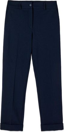 Oltre Femme, Pantalons, Bleu, Taille: 38 FR Pantalon Cropped