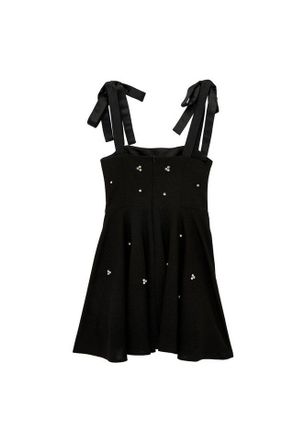 Koton Midikleid Koton Mini A-Linien Schleifen-Kleid