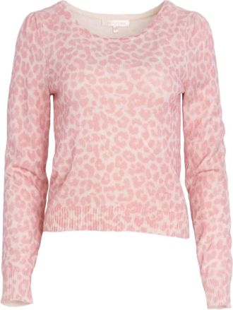 LoveShackFancy pull Margarita à motif animalier - Rose