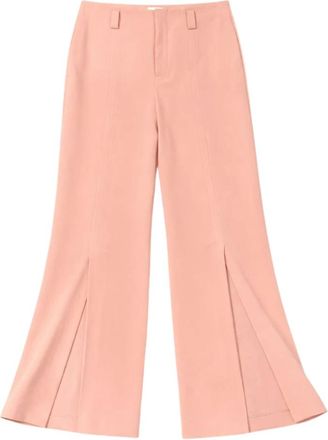 BABYLON Femme, Pantalons, Rose, Taille: 42 FR Wide Pantalons