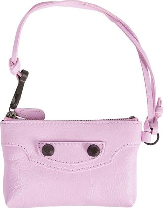 Balenciaga Le City Zipped Pouch in Arena Lambskin