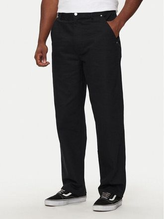 Converse Stoffhose M Converse Woven Pant 10026010-A02 Schwarz Relaxed Fit