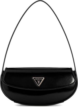 Guess Damen Arnela Flap Umhängetasche, Schwarz