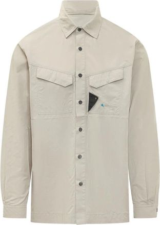 Kl&auml;ttermusen Homme, Chemises, Beige, Taille: L Syn LS Shirt