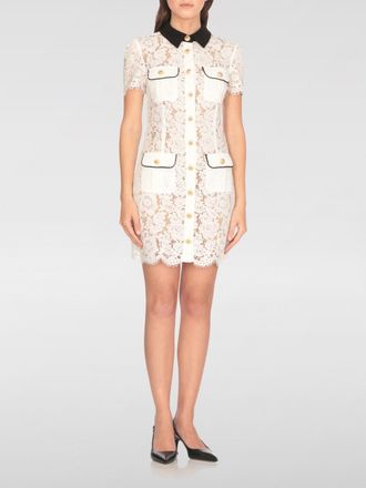 Self Portrait Kleid SELF-PORTRAIT Damen Farbe Weiß