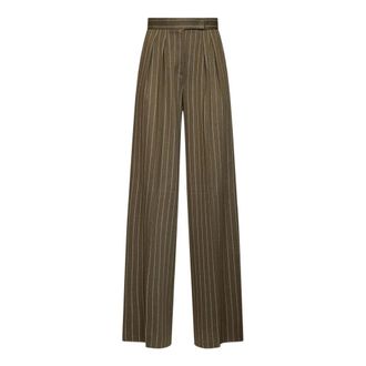 Max Mara Weite Hosen - - Trousers - Damen - Gr&uuml;n - XS