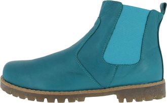 Andrea Conti Damen Stiefelette Boot Rei&szlig;verschluss Profilsohle l&auml;ssig 0342818, Gr&ouml;&szlig;e:40 EU, Farbe:Blau