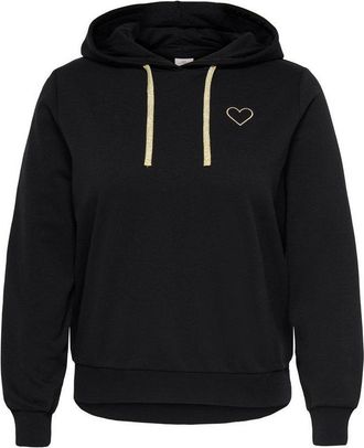 Only Carmakoma Kapuzensweatshirt CARNOLI L/S HEART HOOD SWT NOOS