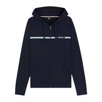 HUGO BOSS SweaT-shirts zipp&eacute;s - Homme - Sweatshirts et sweats &agrave; capuche - Bleu - Taille: S