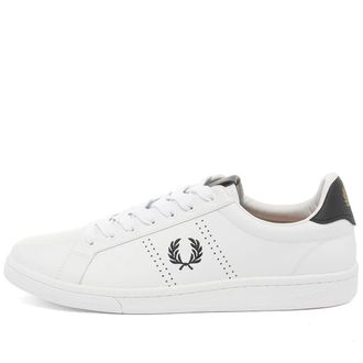 Fred Perry Perforierte Leder-Tennisschuhe - - Shoes - Herren - Wei&szlig; - 41 EU