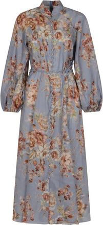 Zimmermann Femme, Robes, Multicolore, Taille: 40 FR Awaken Billow Maxi Dress