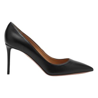 Aquazzura Femme, Chaussures, Noir, Taille: 36 EU Talons Hauts Puristes