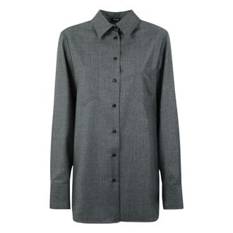 Kiton Surchemise - Femme - Blouses et Chemises - Gris - Taille: 40 FR