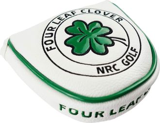 F Fityle FITYLE Mallet Putter Abdeckung Headcover Magnetic Golf Covers Kopfbedeckung Club Schutz Ausrüstung Durable Dicke Pu, Weiß