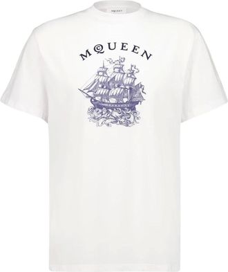 Alexander McQueen Herren, Oberteile, Wei&szlig;, LGr&ouml;&szlig;e