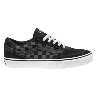 Vans Brooklyn Kariert Sneaker f&uuml;r Herren, Wildleder, Niedrig geschnitten (Schwarz)