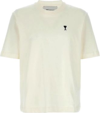 Ami Femme, Tops, Blanc, Taille: 38 FR Ami T-shirts et polos