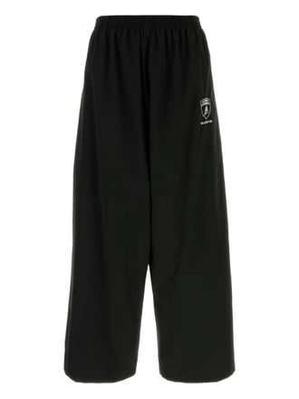Balenciaga x Automobili Lamborghini pantalon de jogging à logo - Noir