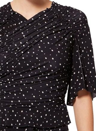 Isabel Marant Top Garla fronc&eacute; en jersey imprim&eacute;