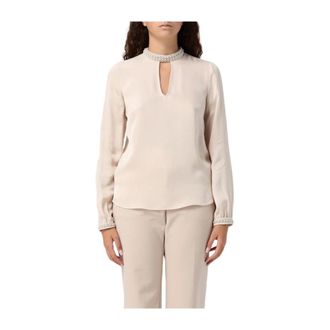 Twinset Damen, Blusen & Hemden, Beige, SGr&ouml;&szlig;e