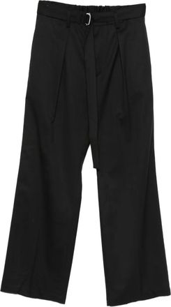 Attachment pantalon à design plissé - Noir