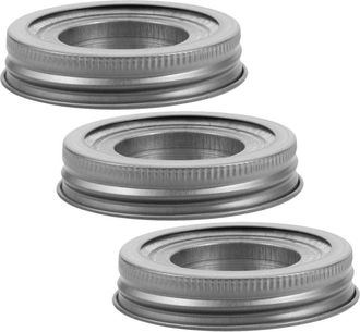 BESPORTBLE Mobestech 3 S&auml;tze Edelstahl Kerzengl&auml;ser Deckel mit Metalldeckeleinsatz Auslaufsicher f&uuml;r Teelichter Sicherer Kerzenhalter f&uuml;r Camping Picknick und Mo