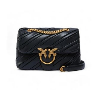 Pinko Pinko, Femme, Sacs, Noir, Taille: ONE Size Mini Love Bag Puff