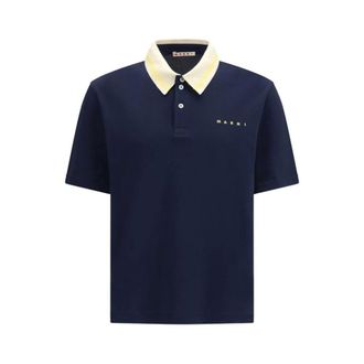 Marni Homme, Tops, Bleu, Taille: S Polo en coton