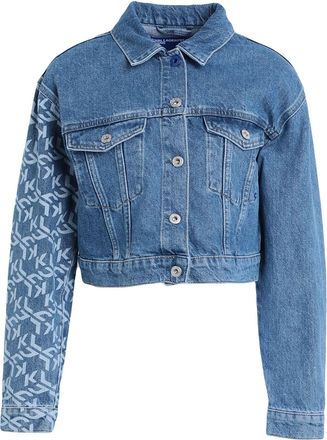 Karl Lagerfeld KLJ MONOGRAM BOXY DENIM JACKET