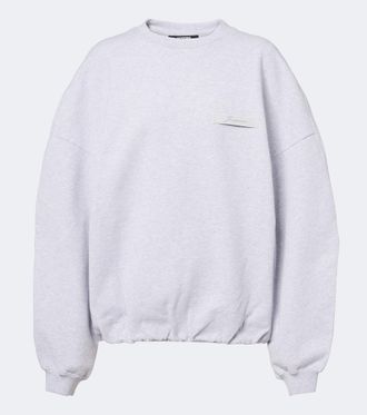Jacquemus Sweat-shirt Ruban en coton
