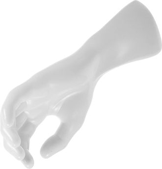 Cabilock Kunststoff Handmodell Schmuckst&auml;nder Wei&szlig; Ring und Armbandhalter Stabiler Pr&auml;sentationsst&auml;nder f&uuml;r Schmuck Handmannequin f&uuml;r Zuhause