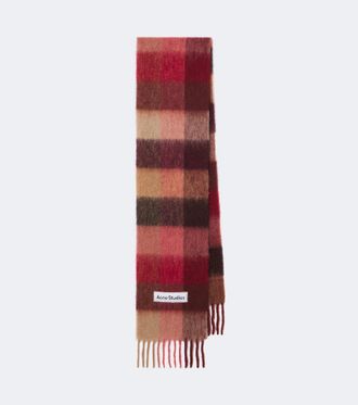 Acne Studios &Eacute;charpe en alpaga, laine et mohair m&eacute;lang&eacute;s