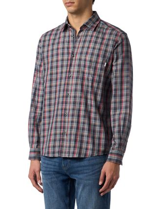 s.Oliver Hemd Langarm kariert, Regular Fit