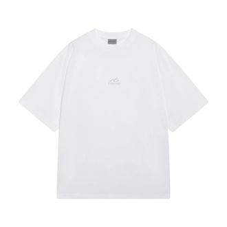 Balenciaga T-Shirt in mittlerer Passform - - Tops - Herren - Wei&szlig; - L
