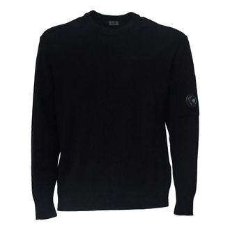 C.P. Company Rundhals-Strickpullover - - Knitwear - Herren - Schwarzk - XL